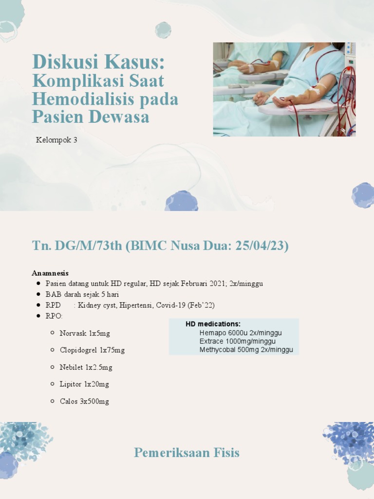 Komplikasi IntraHD - Kelompok 3 | PDF