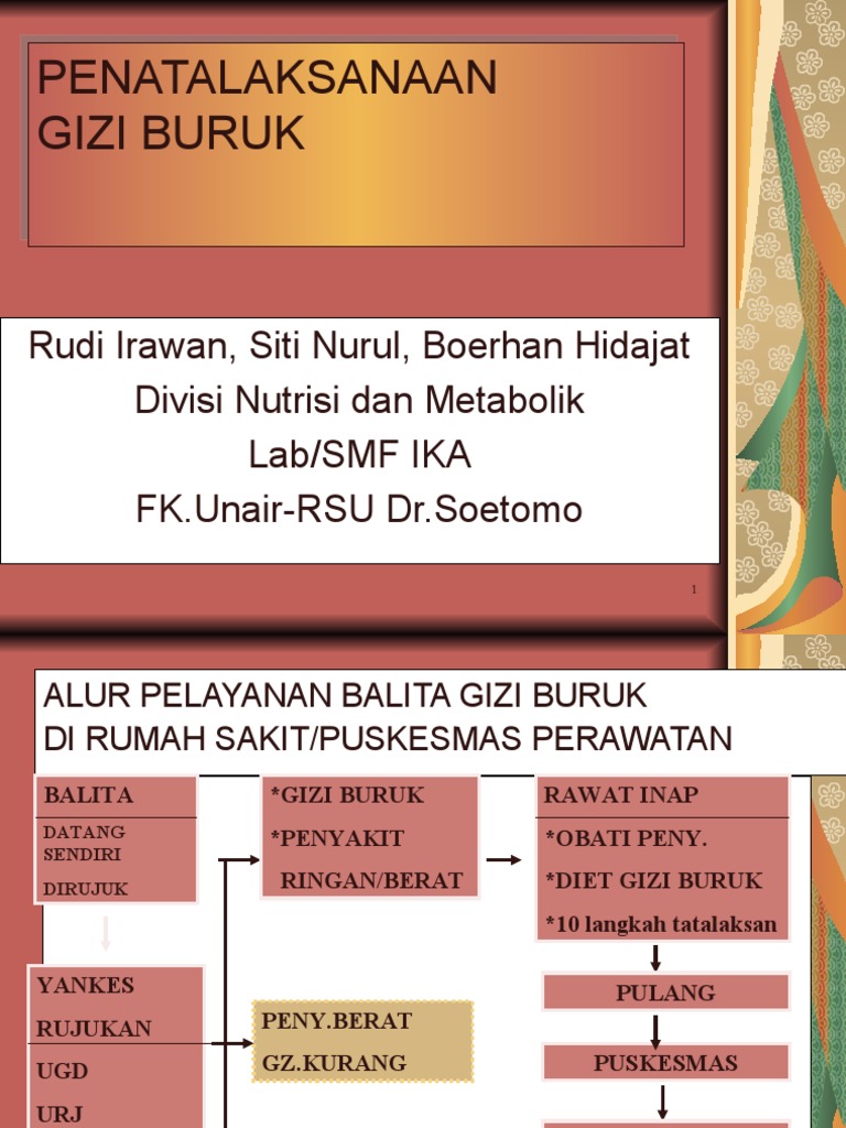 KULIAH PENATALAKSANAAN GIZI BURUK S | PDF