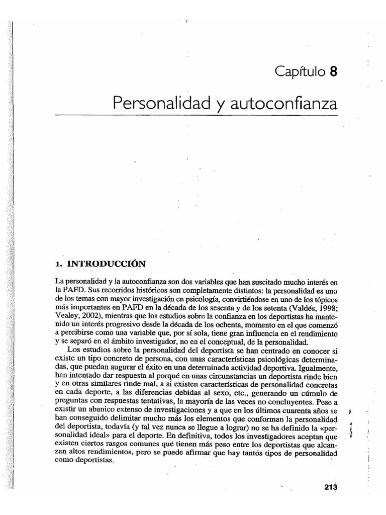 psicología de la actividad física y el deporte joaquín dosil | PDF
