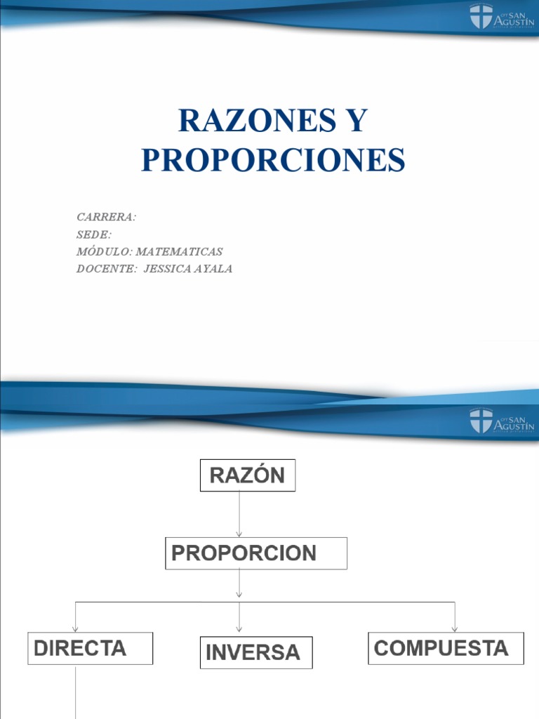 Razones y Proporciones | Descargar gratis PDF | Álgebra | Matemática ...