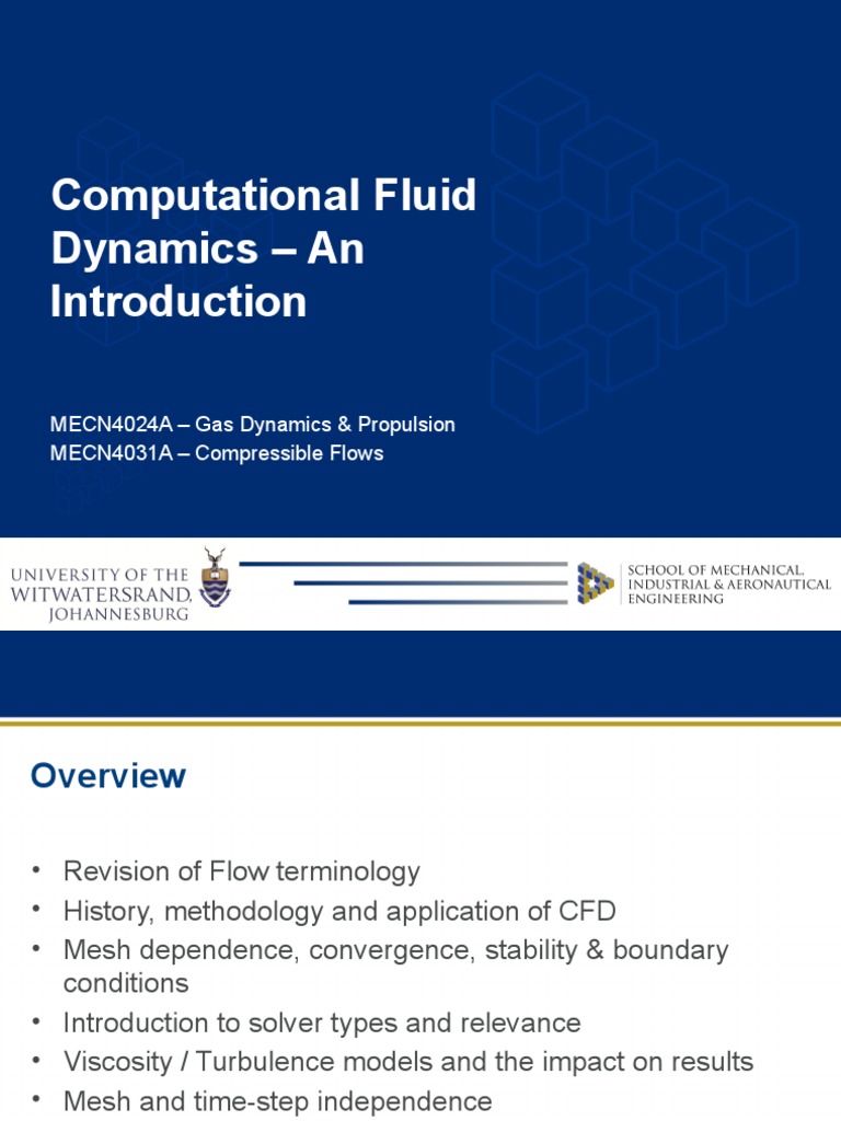 CFD: History, Methods, and Applications | PDF | Fluid Dynamics ...