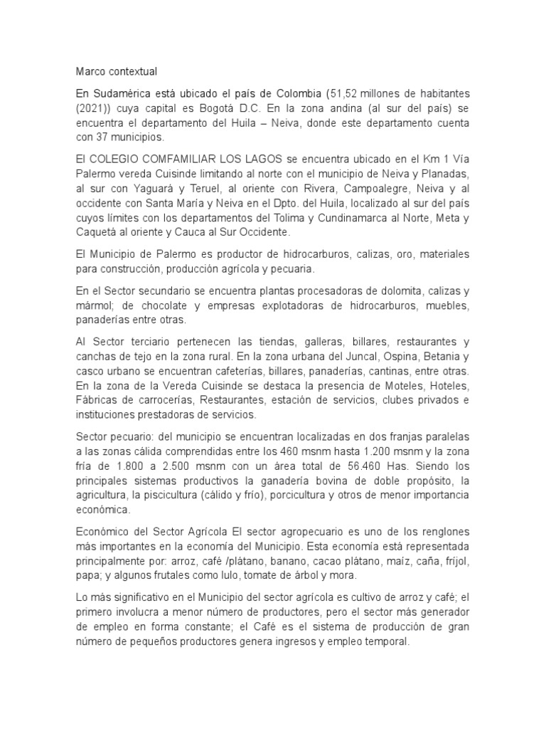 Marco Contextual | PDF