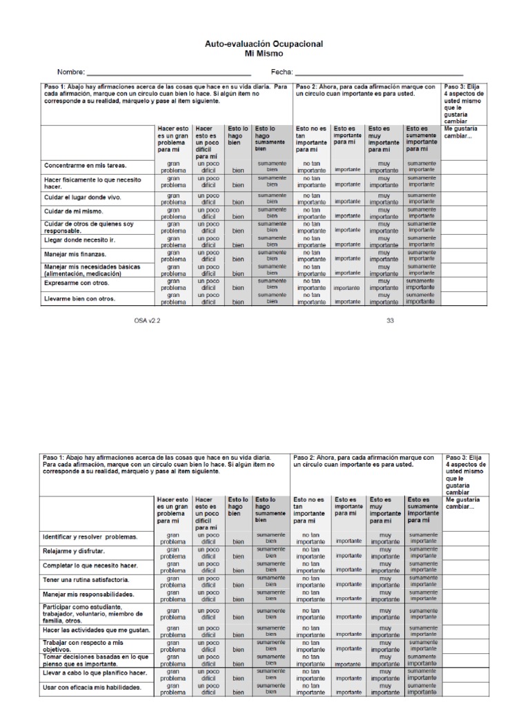 OSA para Aplicar | PDF