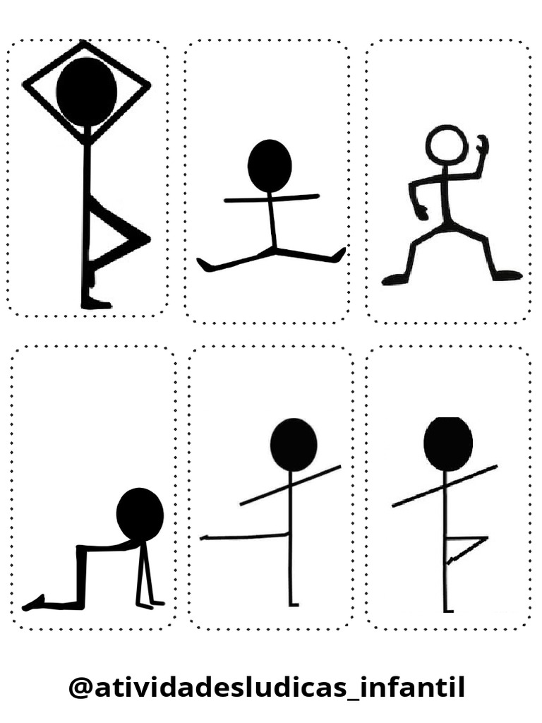 Representar Bonecos em Palitos | PDF | Alfabetização | Aprendizado