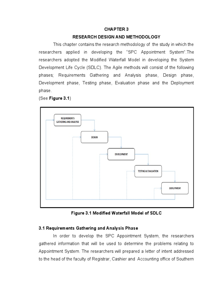SPC Appointment System - Chapter 3 | PDF | Software Development Process | Usability