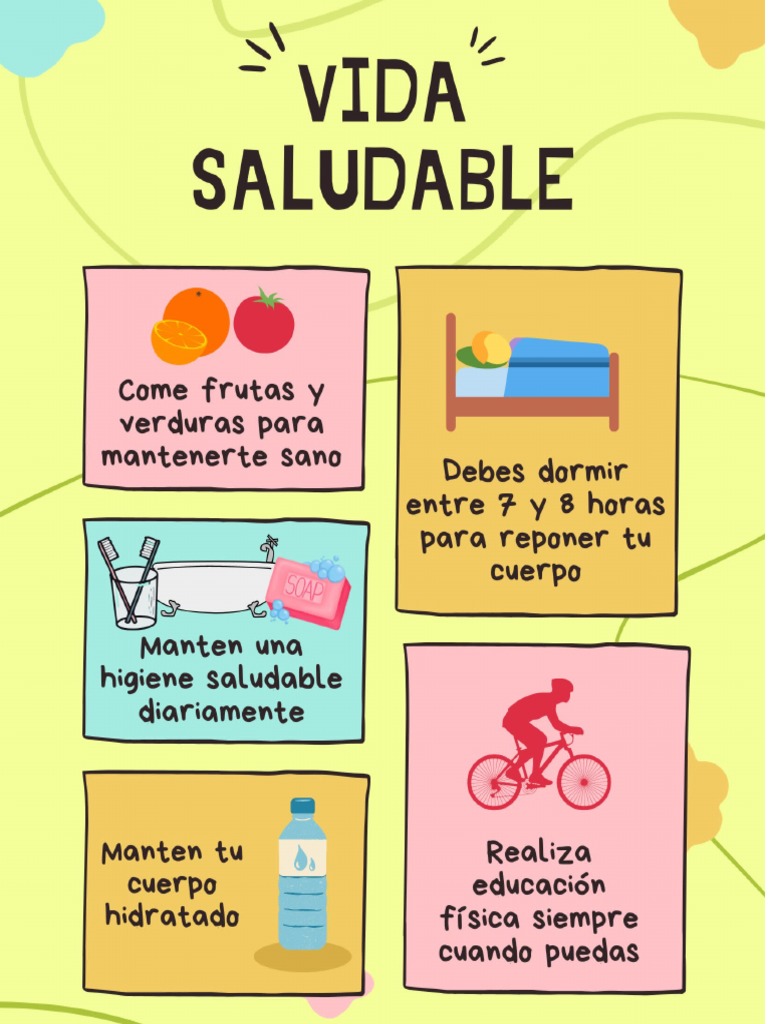 Afiche Vida Saludable | PDF