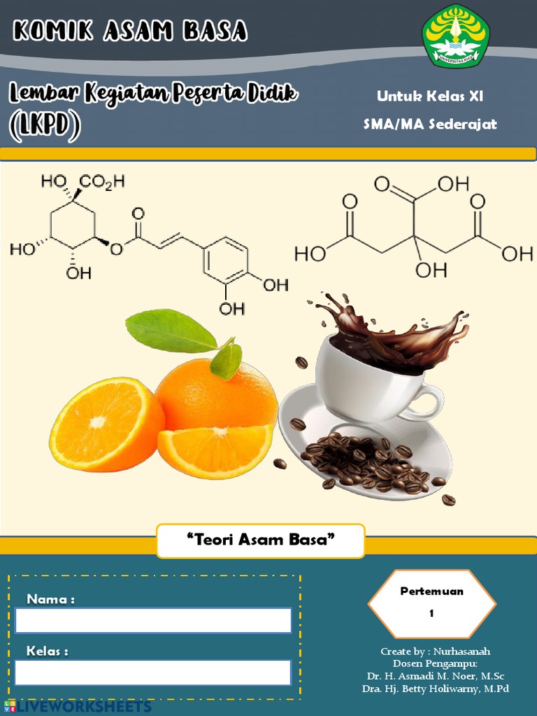 Komik Asam Basa 1 | PDF | Kajian Bahasa Asing | Sains & Matematika