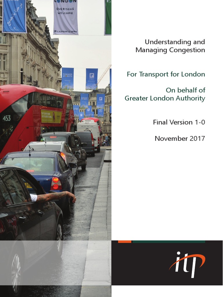 Understanding and Managing Congestion in London | PDF | Traffic Congestion | Transport