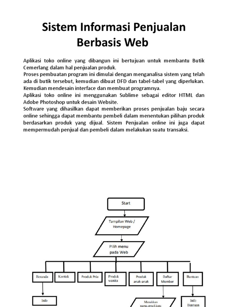 Materi 1 Contoh Perancangan Basis Data Website | PDF