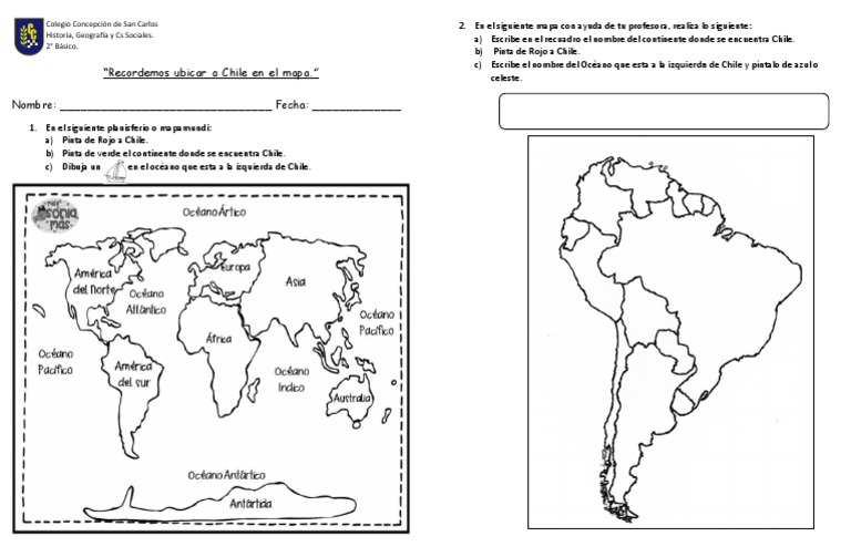 Recordemos Ubicar A Chile en El Mapa PDF | PDF