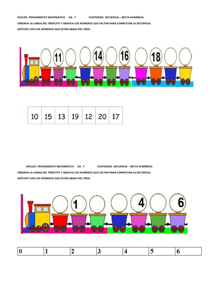 PENSAMIENTO MATEMATICO - Secuencia | PDF