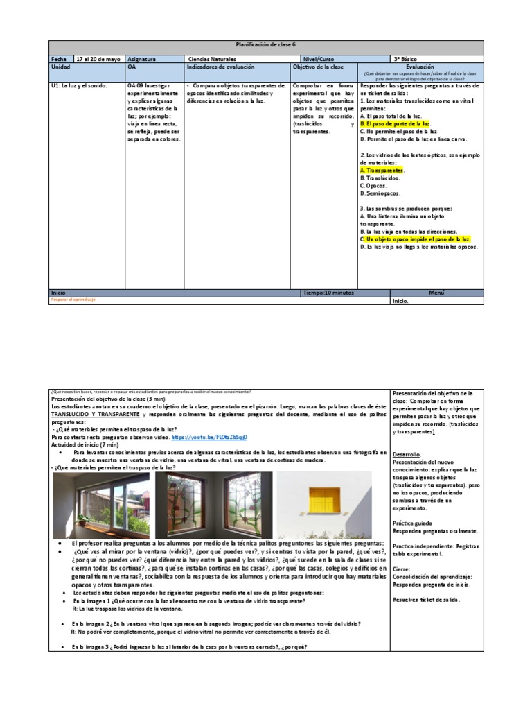 Clase 6 | PDF | Ventana | Ligero
