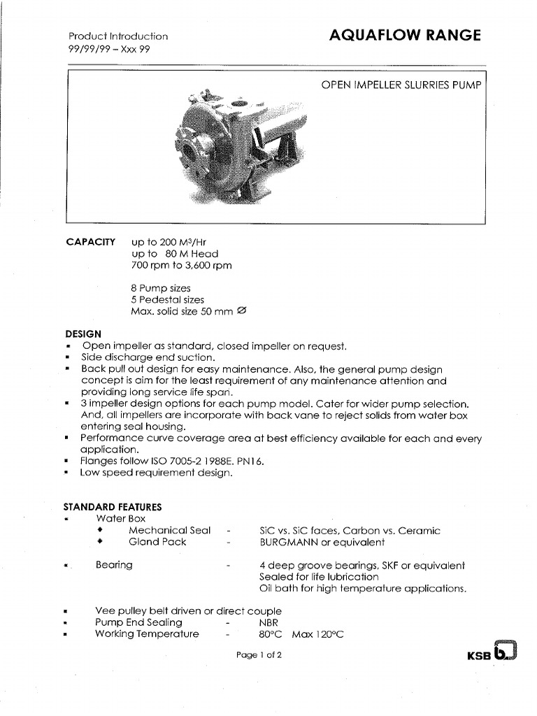 Aquaflow | PDF