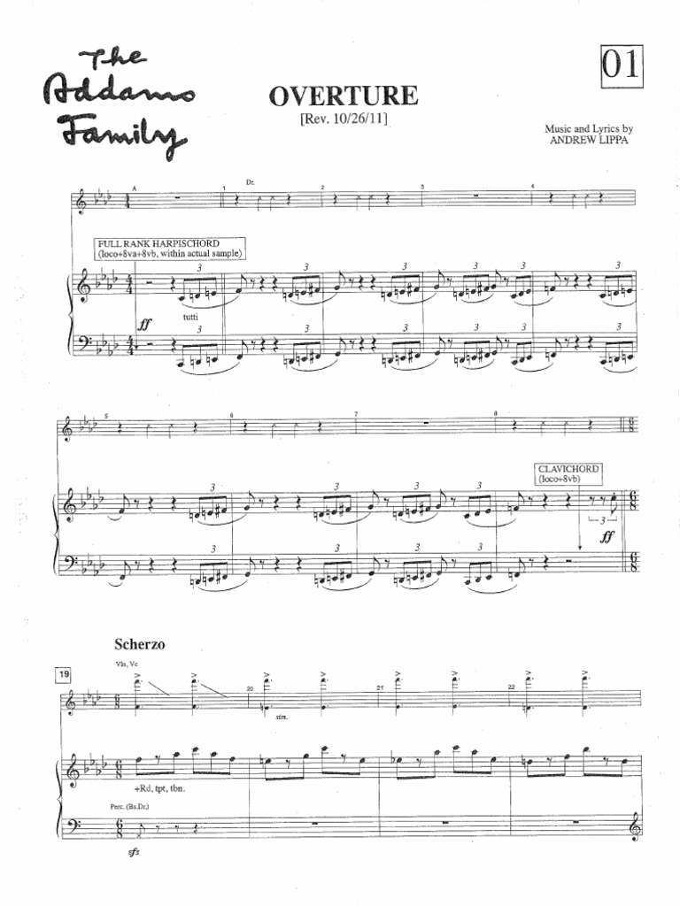 Overture Sheet Music | PDF