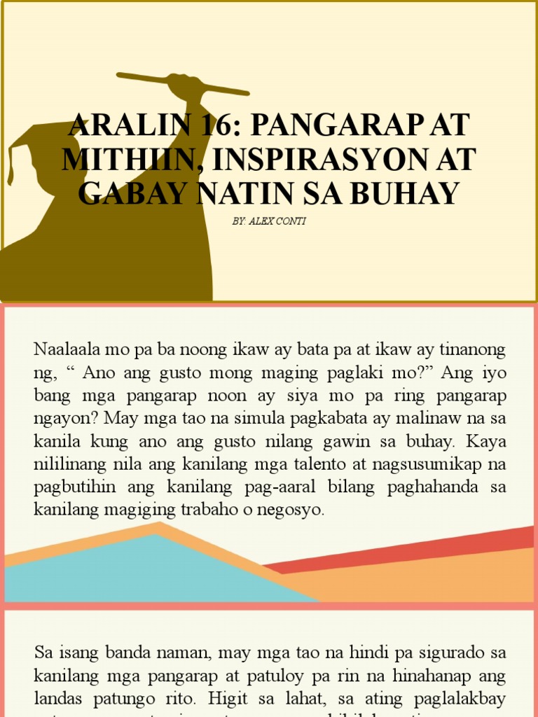 ARALIN 16 Week 1 | PDF