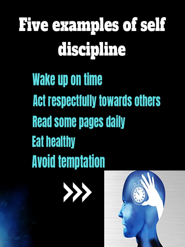 Five Examples of Self Discipline | PDF