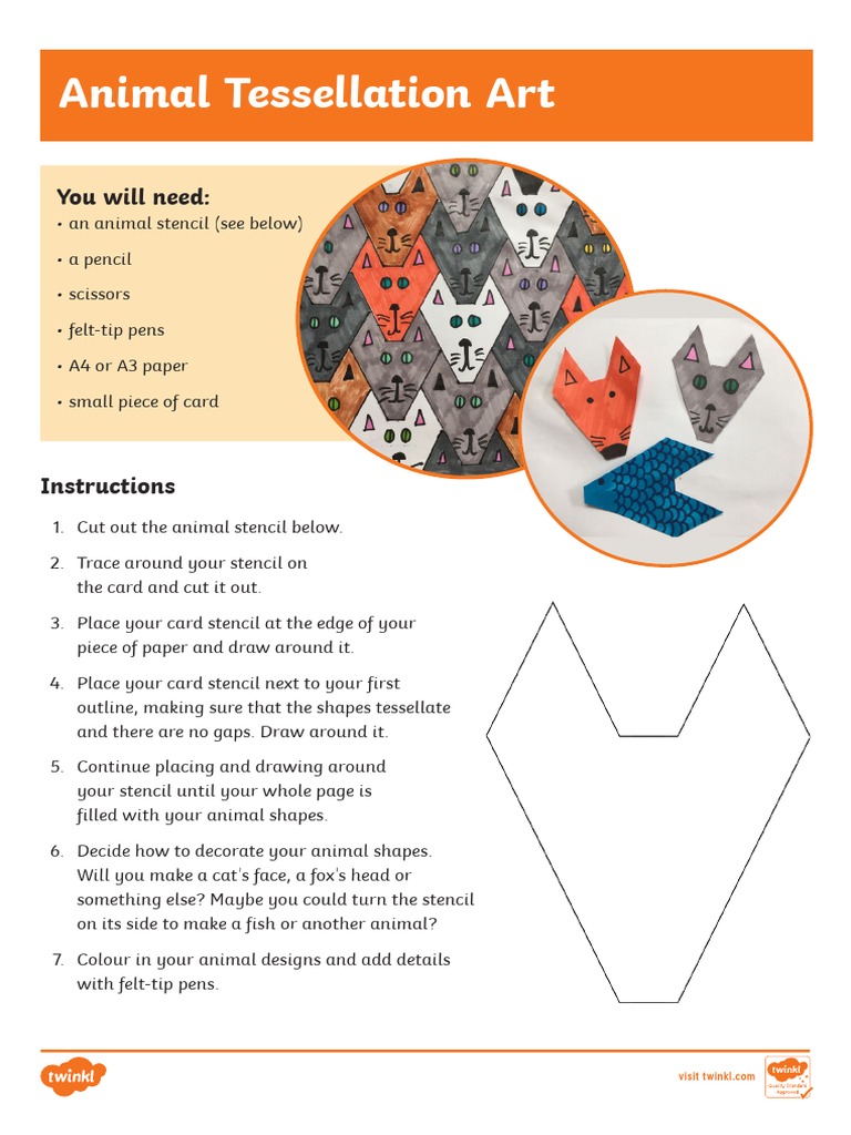 Animal Tessellation Art | PDF