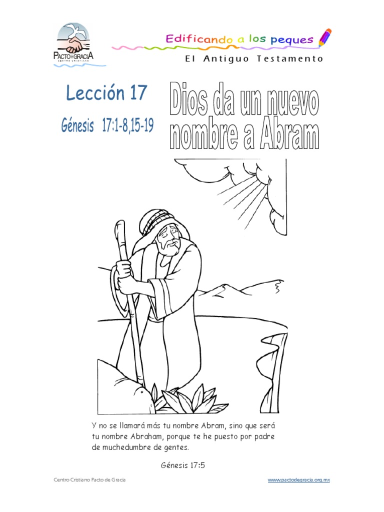 17 Dios Da Un Nuevo Nombre A Abram | PDF | Abrahán | Sarah