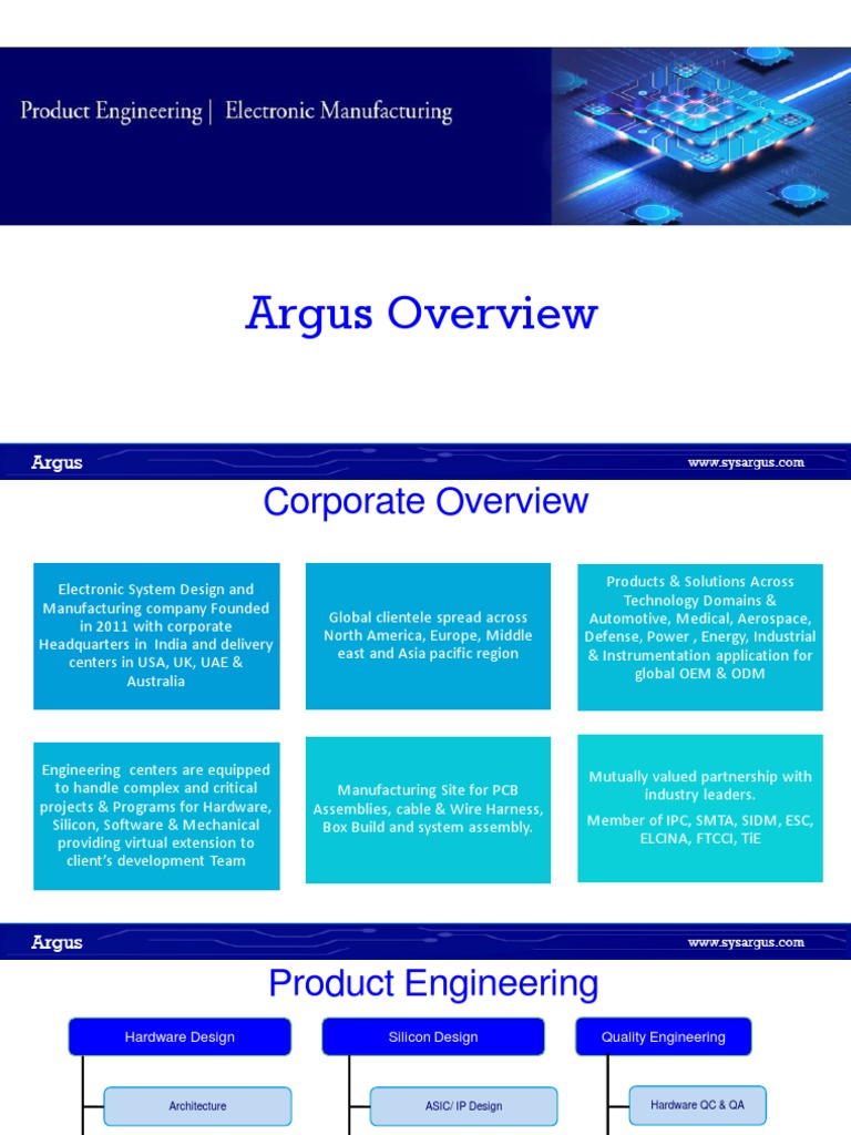 Argus-Product Engineering-23H1 PDF | PDF