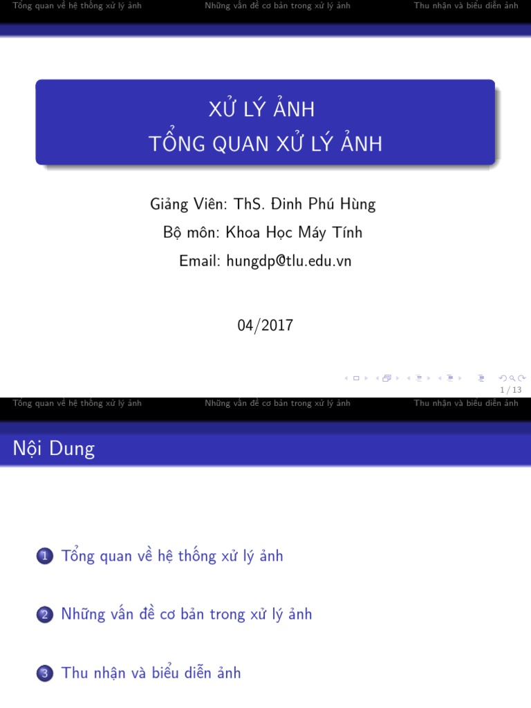 Xử lý ảnh-xla-bai-1 | PDF