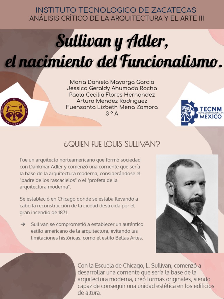 Soullivan y Adler, El Nacimiento Del Funcionalismo. | PDF