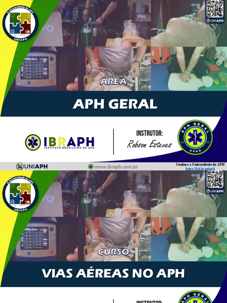 APH Geral VIAS AEREAS NO APH PDF | PDF | Sistema respiratório | Pulmão