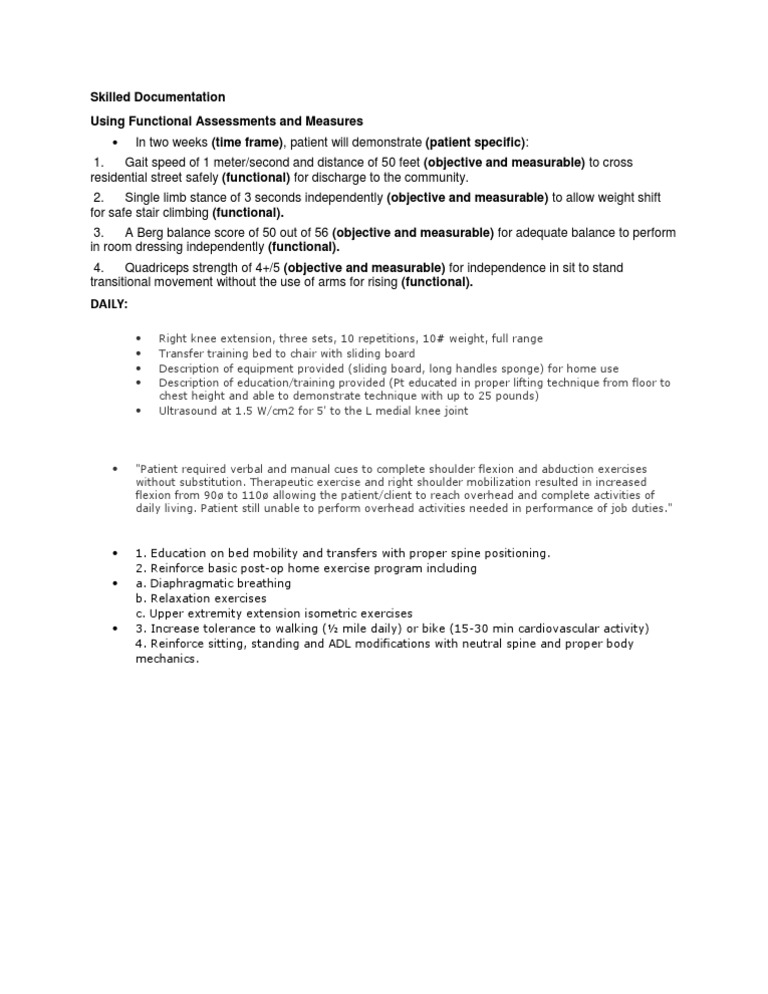 Skilled Documentation | PDF