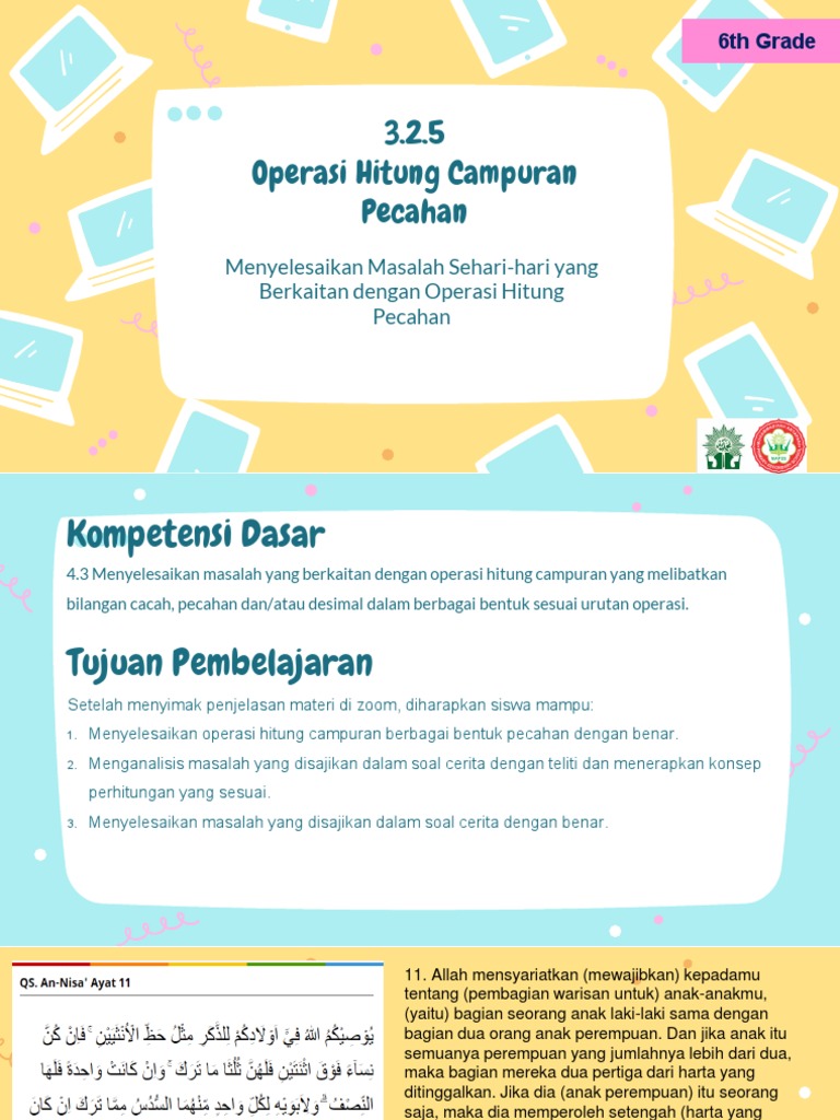 3.2.5 OHC Berbagai Bentuk Pecahan | PDF