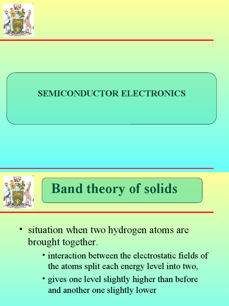 Lesson 4 1 Semiconductor Physics-Diode and Transistors | PDF