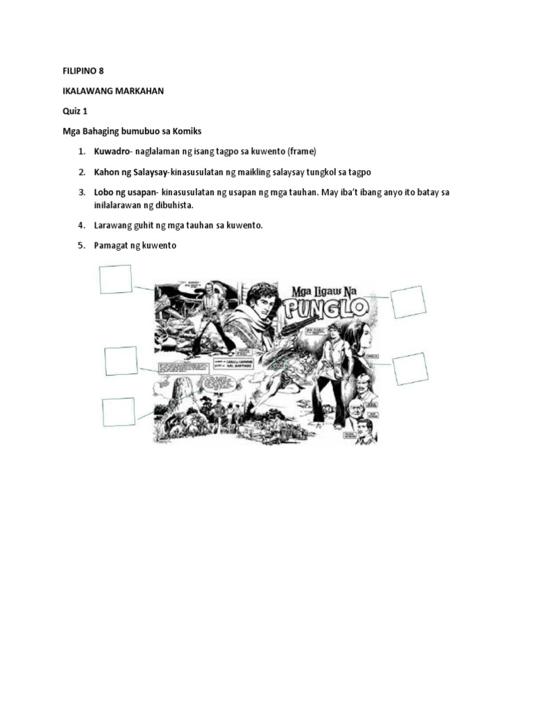 Quiz Filipino 8 | PDF