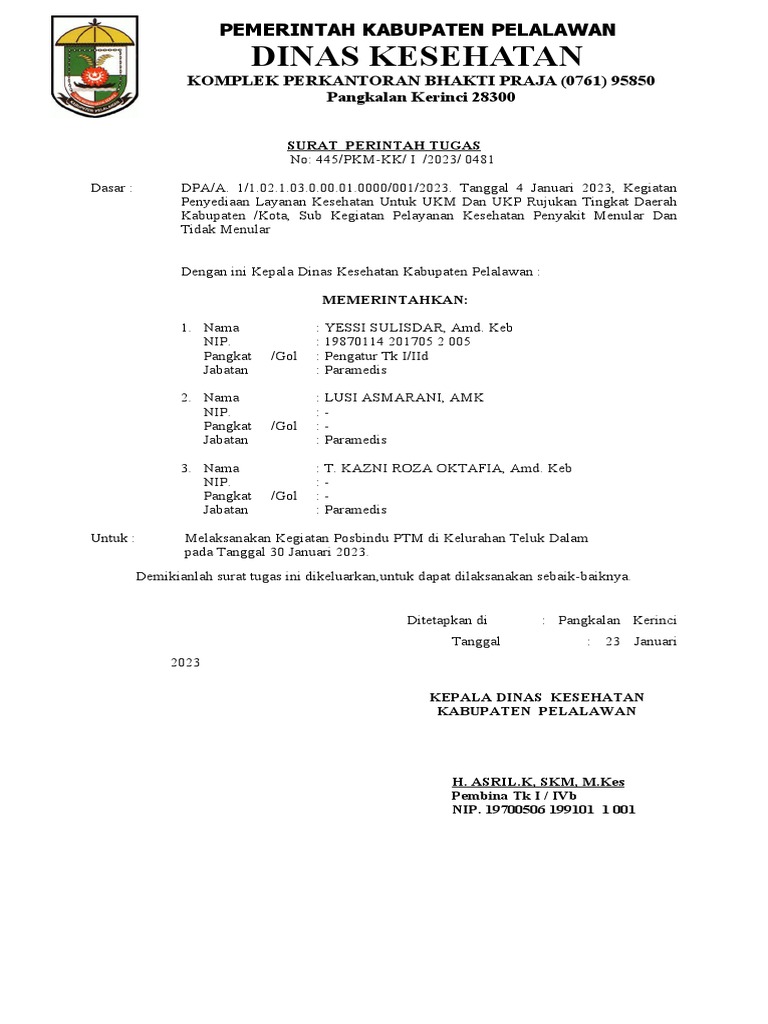 SPT Posbindu PTM Lusi | PDF