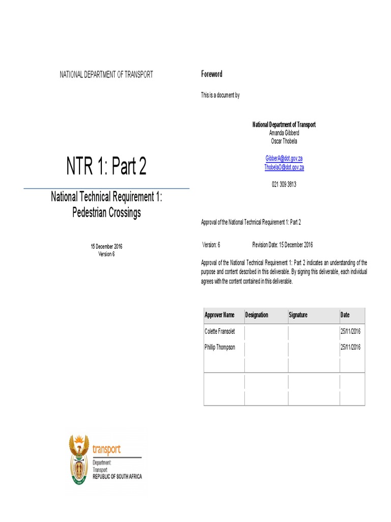 NTR1 Part2 | PDF | Traffic | Traffic Light