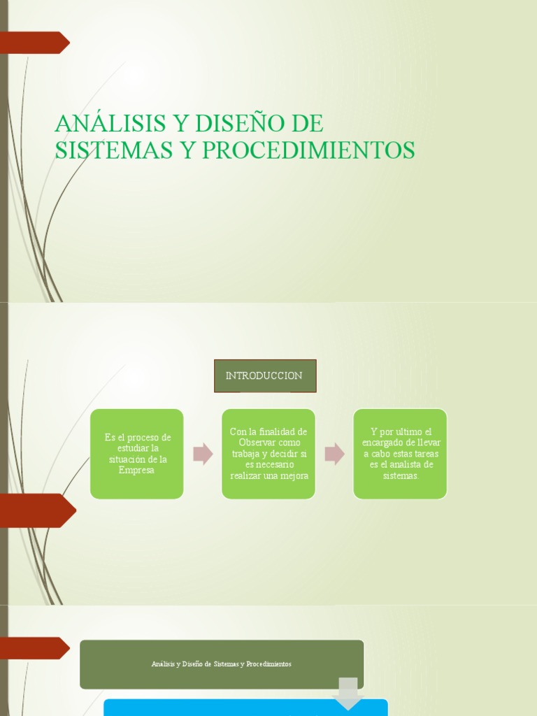Analisis y Diseño de Sistemas y Procedimientos | PDF | Software | Ingeniería de software