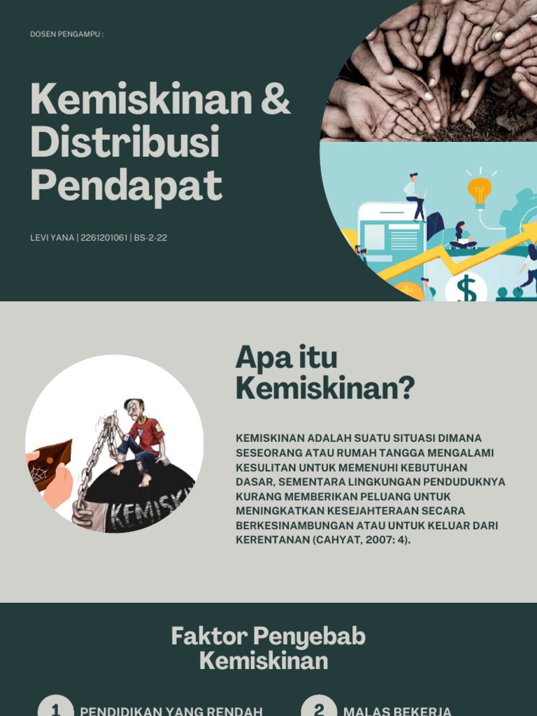 Kemiskinan Dan Distribusi Pendapatan | PDF Kemiskinan Dan Distribusi Pendapatan | PDF