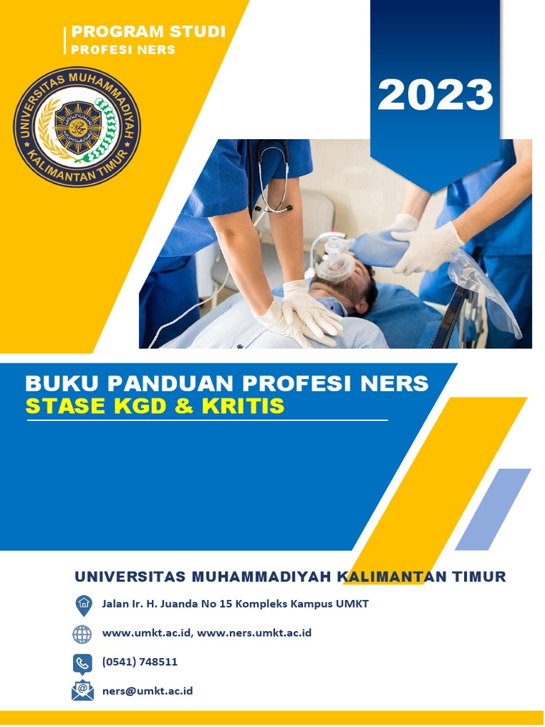 Buku Panduan Profesi Ners Stase KGD Kritis 2022 2023 PDF | PDF