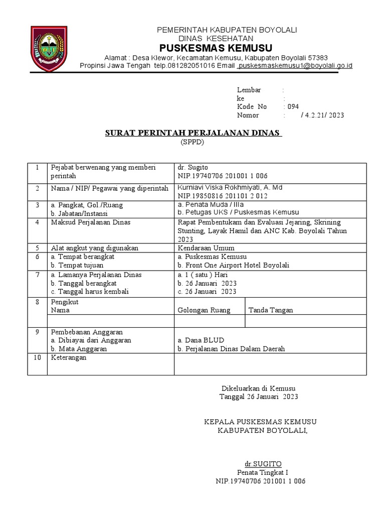 SPPD Front One | PDF