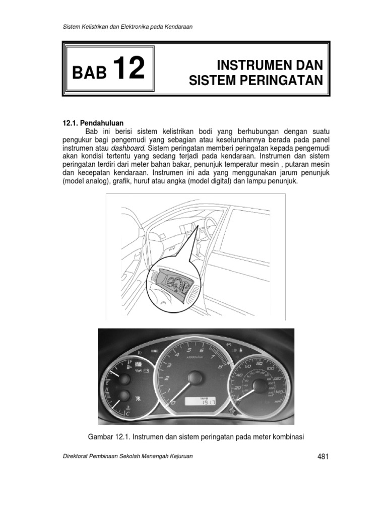 Instrumen Putaran Mesin Sepeda Motor | PDF | Teknologi & Rekayasa