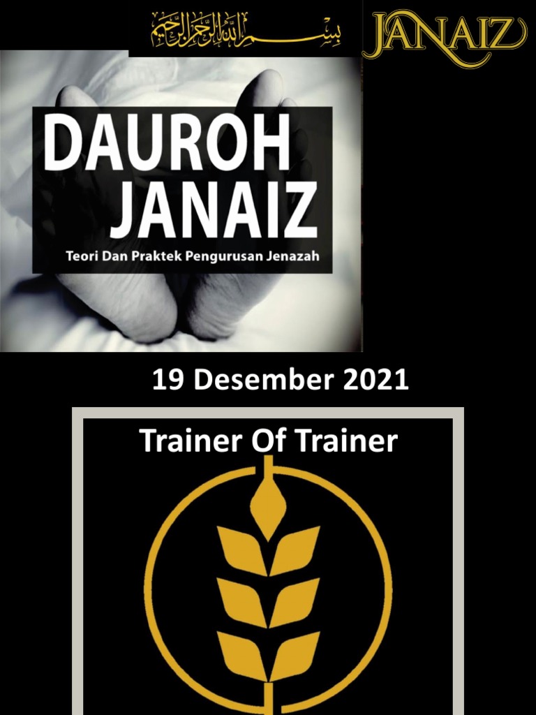 Power Point Persiapan Pelatihan Janaiz TOT | PDF