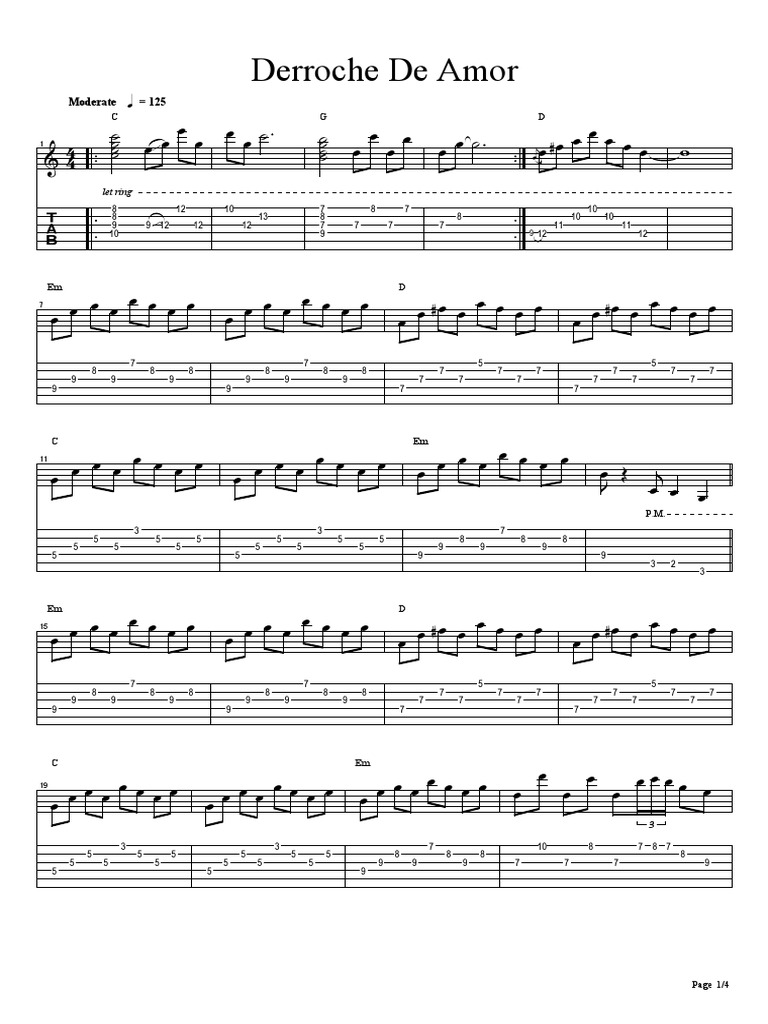 Derroche De Amor | PDF