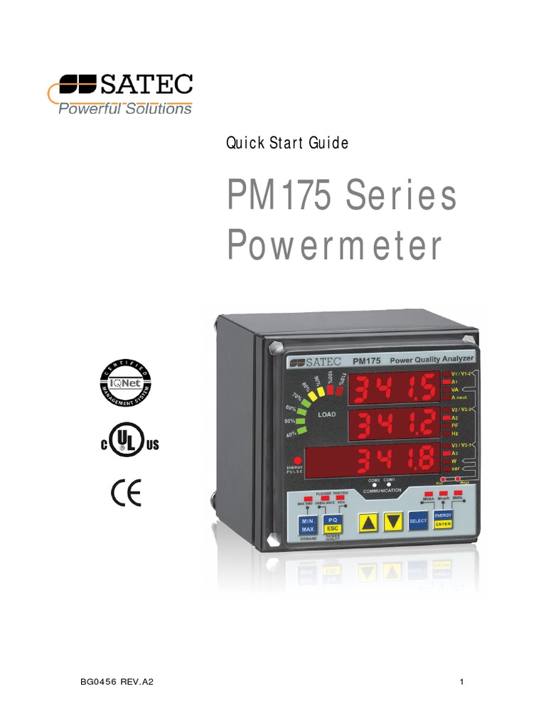 PM175 QuickStart | PDF | Power Supply | Internet Protocols