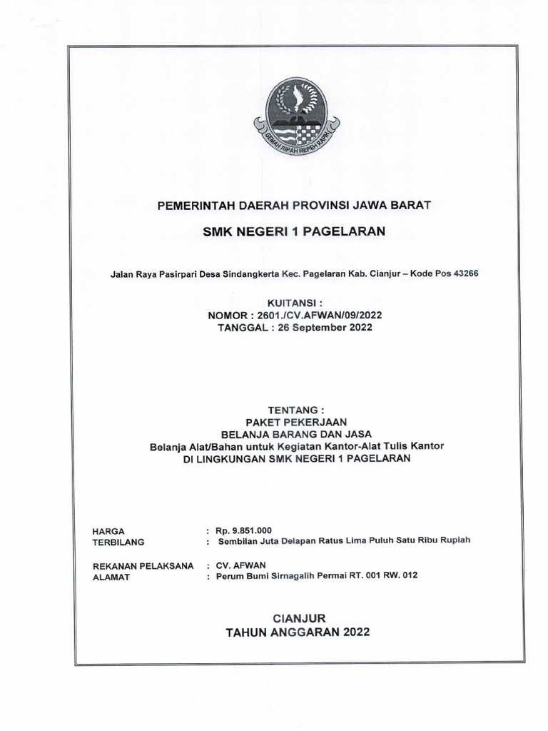 Cv. Afwan | PDF