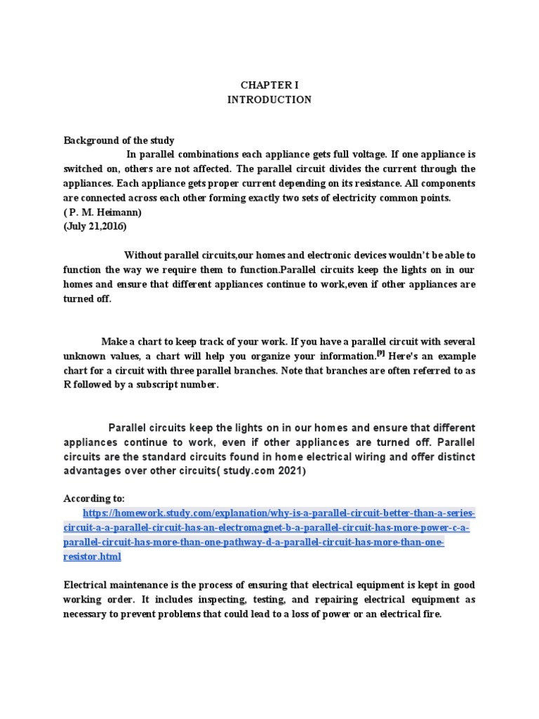 Chapter 1 Final | PDF | Series And Parallel Circuits | Engineering