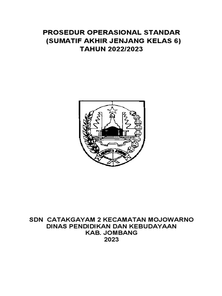 CONTOH POS SAJ 2023 - Catakgayam 2 | PDF