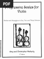 Barbara Barber Scales-2 PDF | PDF | Scale (Music) | Violin