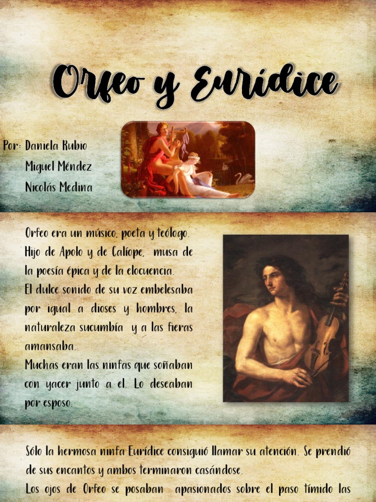 Orfeo y Eurídice | PDF