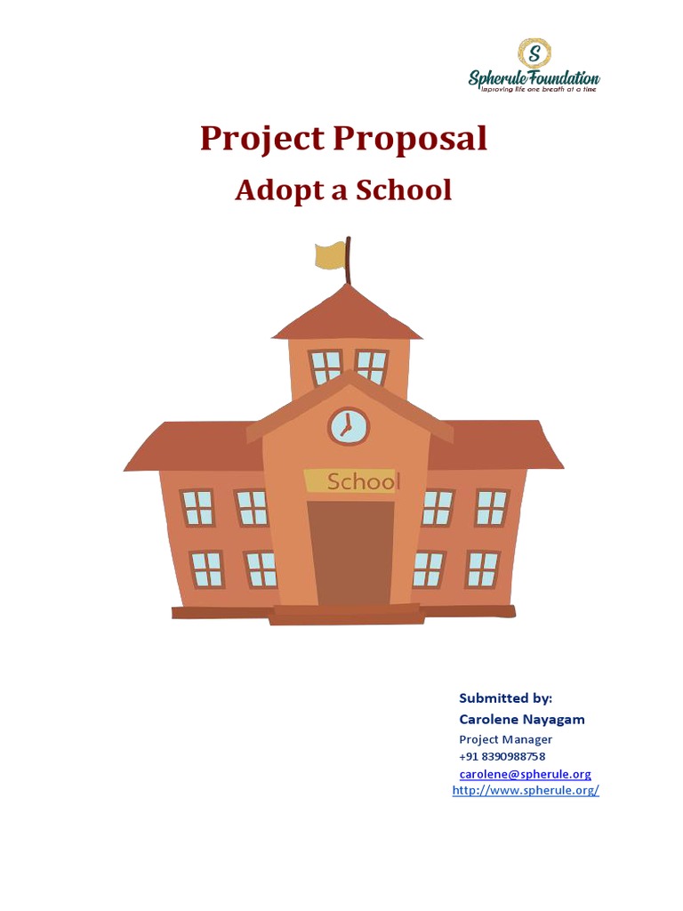 Adopt a School Program Proposal | PDF