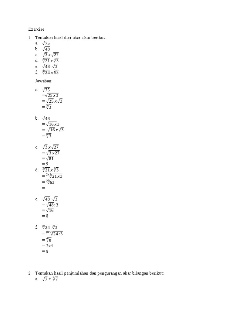 Roots Numbers | PDF