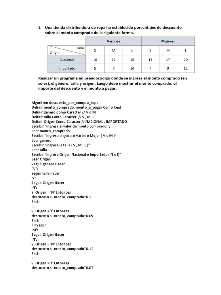 Sem 10 Ejercicios | PDF