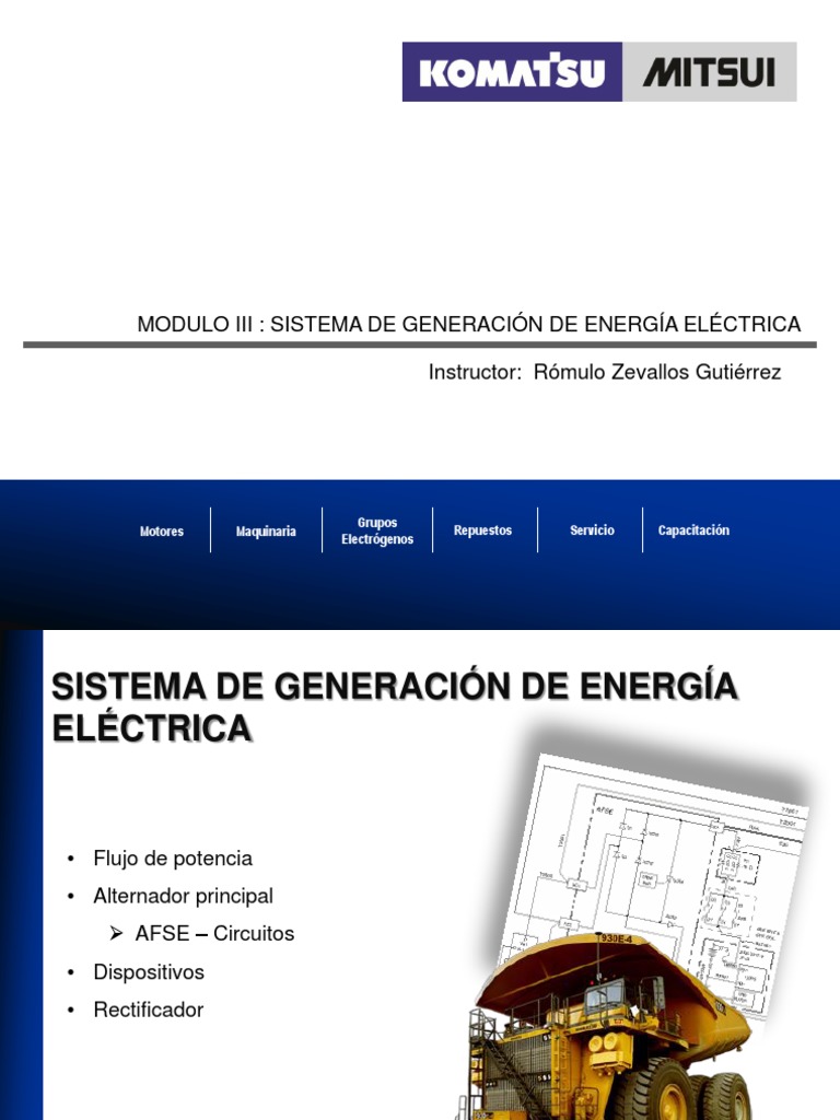 Modulo 03 - SISTEMA DE GENERACIÓN | PDF | Ingenieria Eléctrica | Rectificador