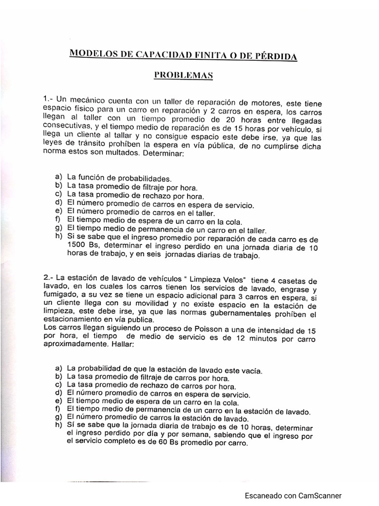 Inv. Operativa Ii Tema 1 E2 | PDF